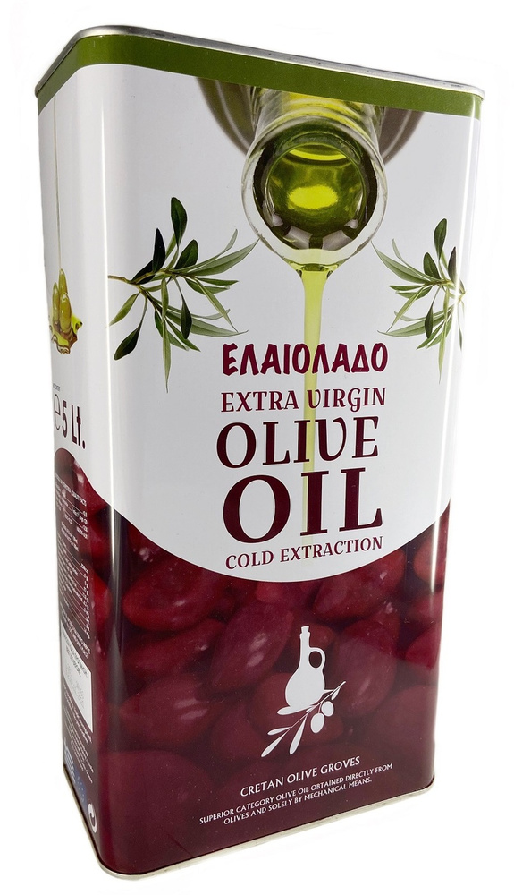 Масло оливковое Extra Virgin Olive Oil, Elaiolado, 5 л (Греция), GERYRA ...