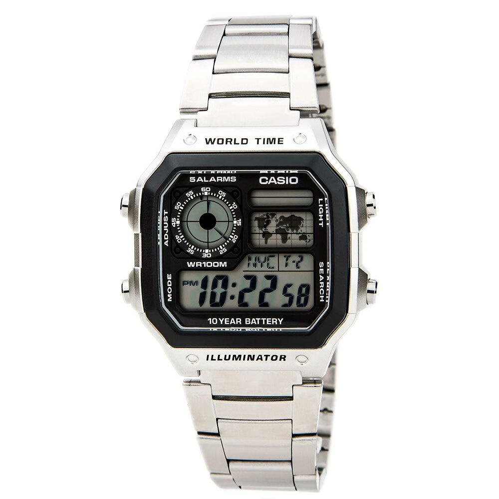 Casio Часы наручные Электронные Мужские наручные часы Casio AE-1200WHD ...