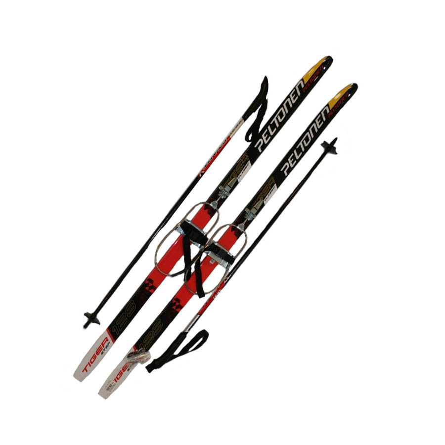 Лыжный комплект беговой STC 120 степ, Peltonen tiger red/white/black ...