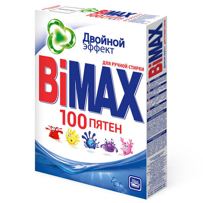 BiMAX Стиральный порошок 400 г - купить с доставкой по выгодным ценам в интернет-магазине OZON ...