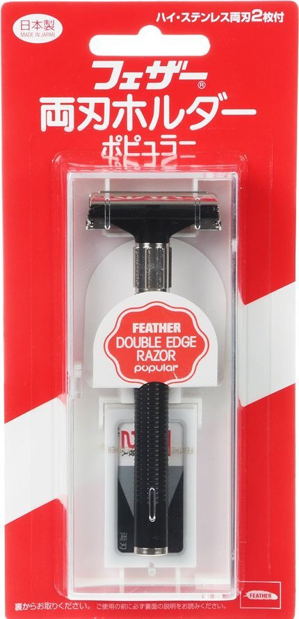 Feather Double EDGE Razor Popular КлассическийТ-образный станок с 2 ...
