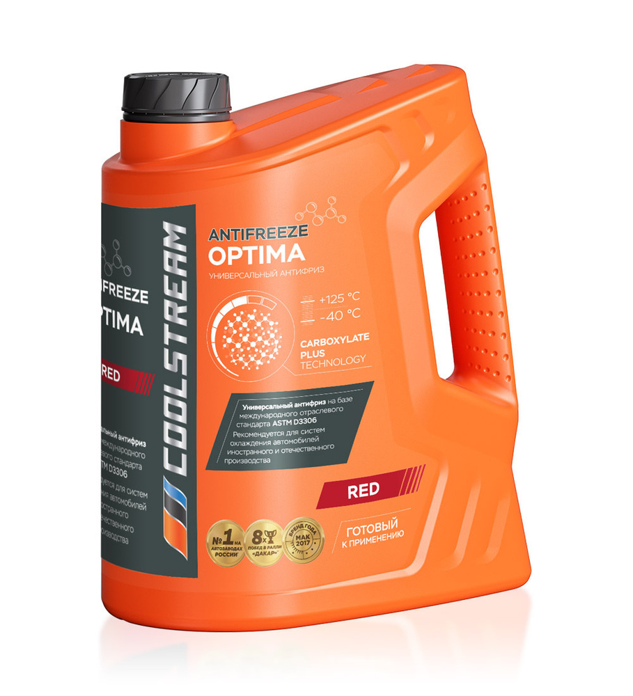 Антифриз Coolstream Антифриз CoolStream Optima, красный, Готовый ...