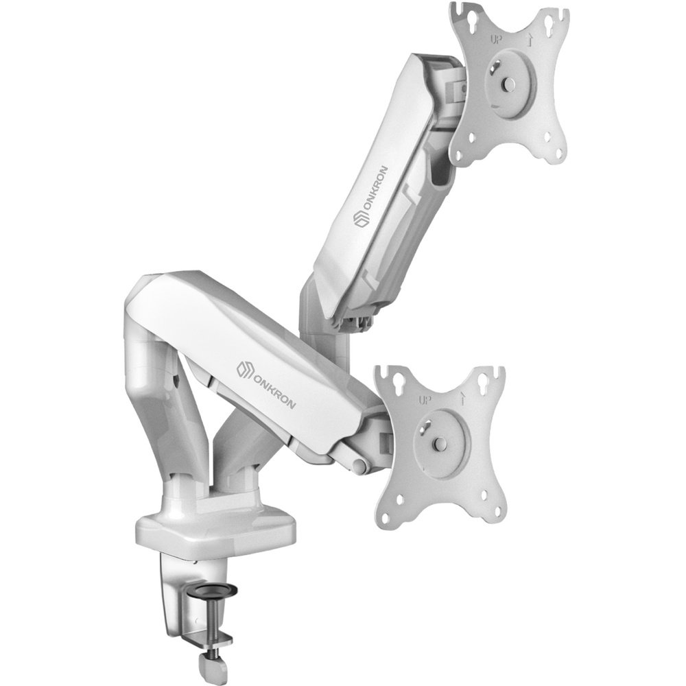 ONKRON кронштейн (крепление) для монитора 13"-32" настольный, белый ...