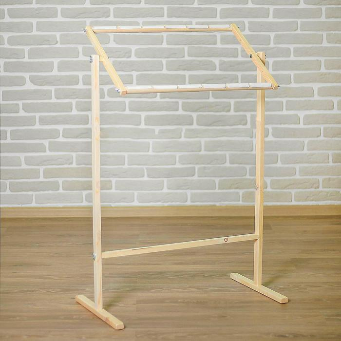 Станок для вышивания напольный, 40 х 60 см, цвет светлое дерево ...