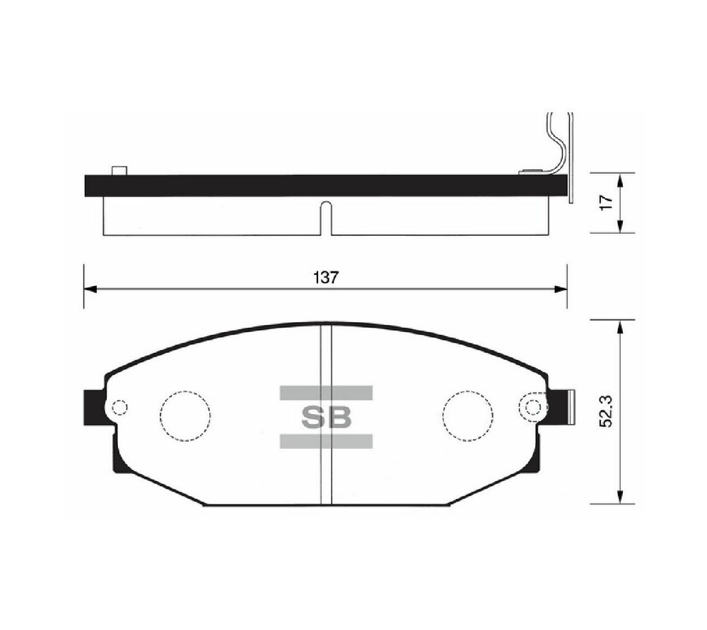 Колодки тормозные Sangsin Brake SP1053 Передние - купить по низким ...