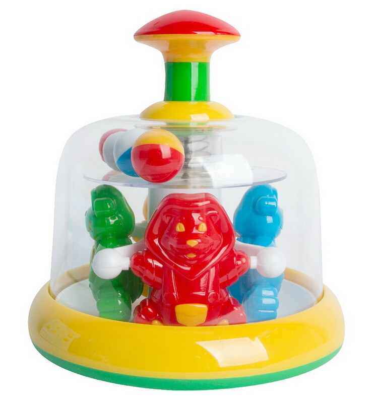 Юла карусель детская развивающая большая с шариками, волчок детский ...