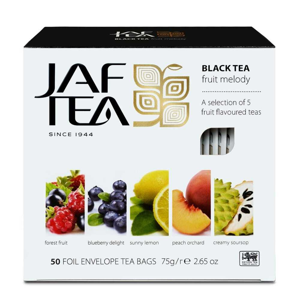 Чай черный Jaf tea Fruit melody / Фруктовая мелодия 50 пак.*1,5 гр ...