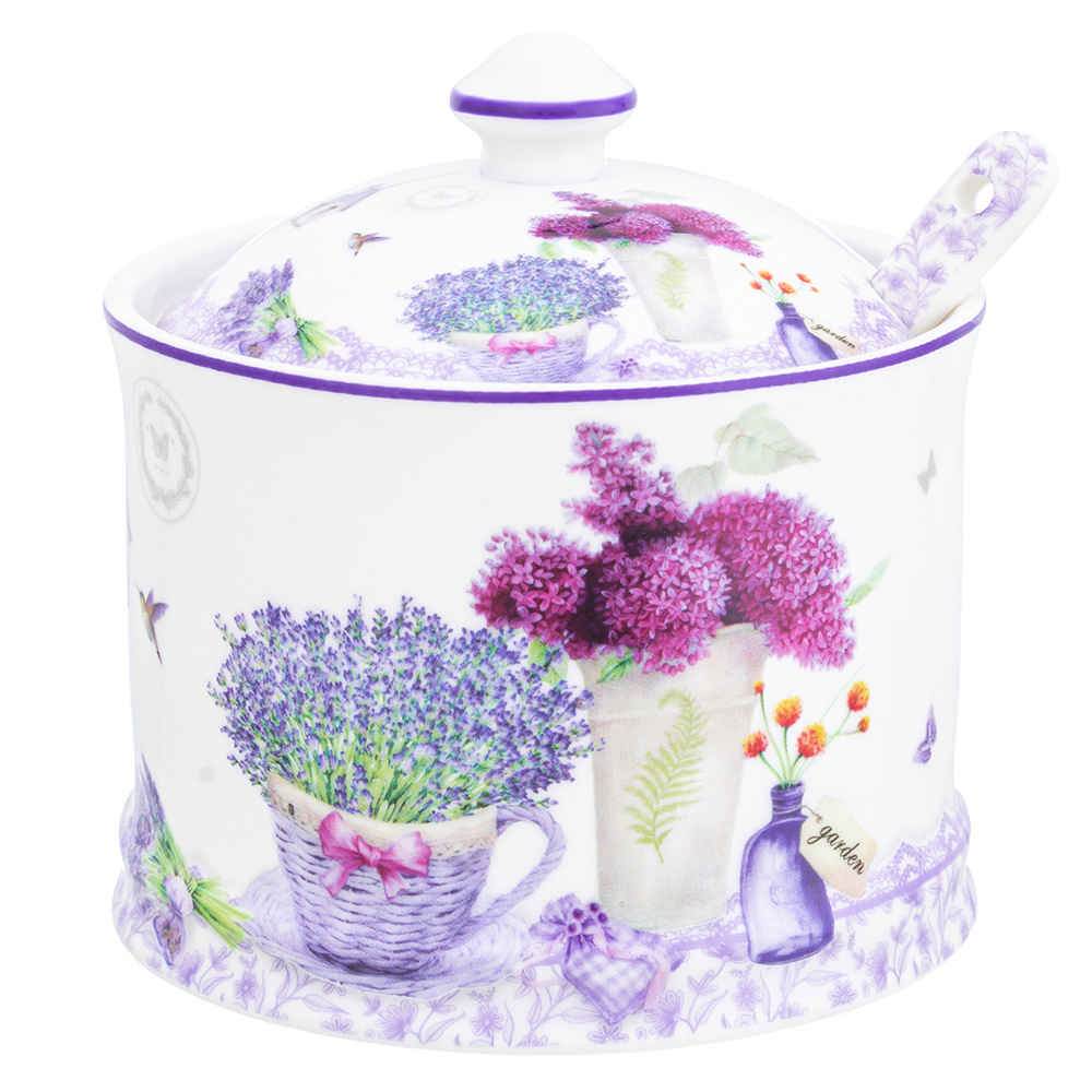 Elan Gallery Сахарница "Лаванда (Elan Gallery)", 1 шт - купить с ...