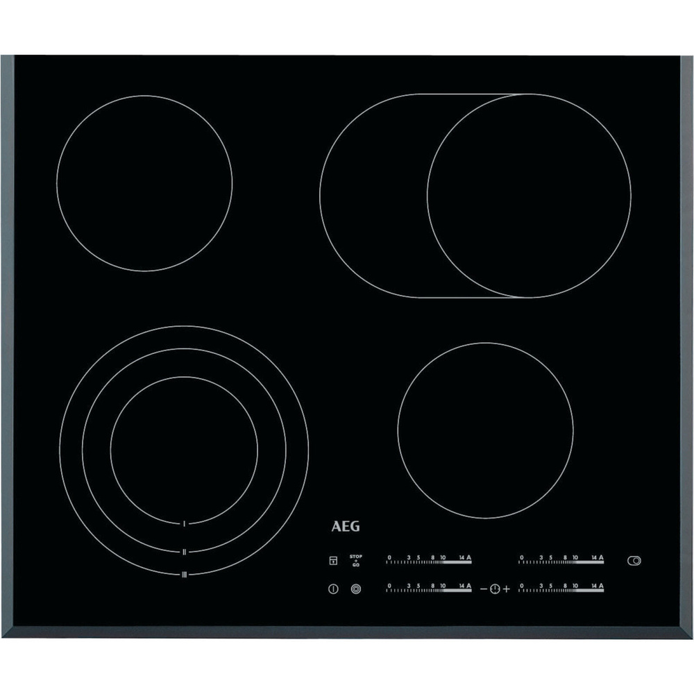 Варочная панель электрическая AEG HK654070FB, черный купить c доставкой ...