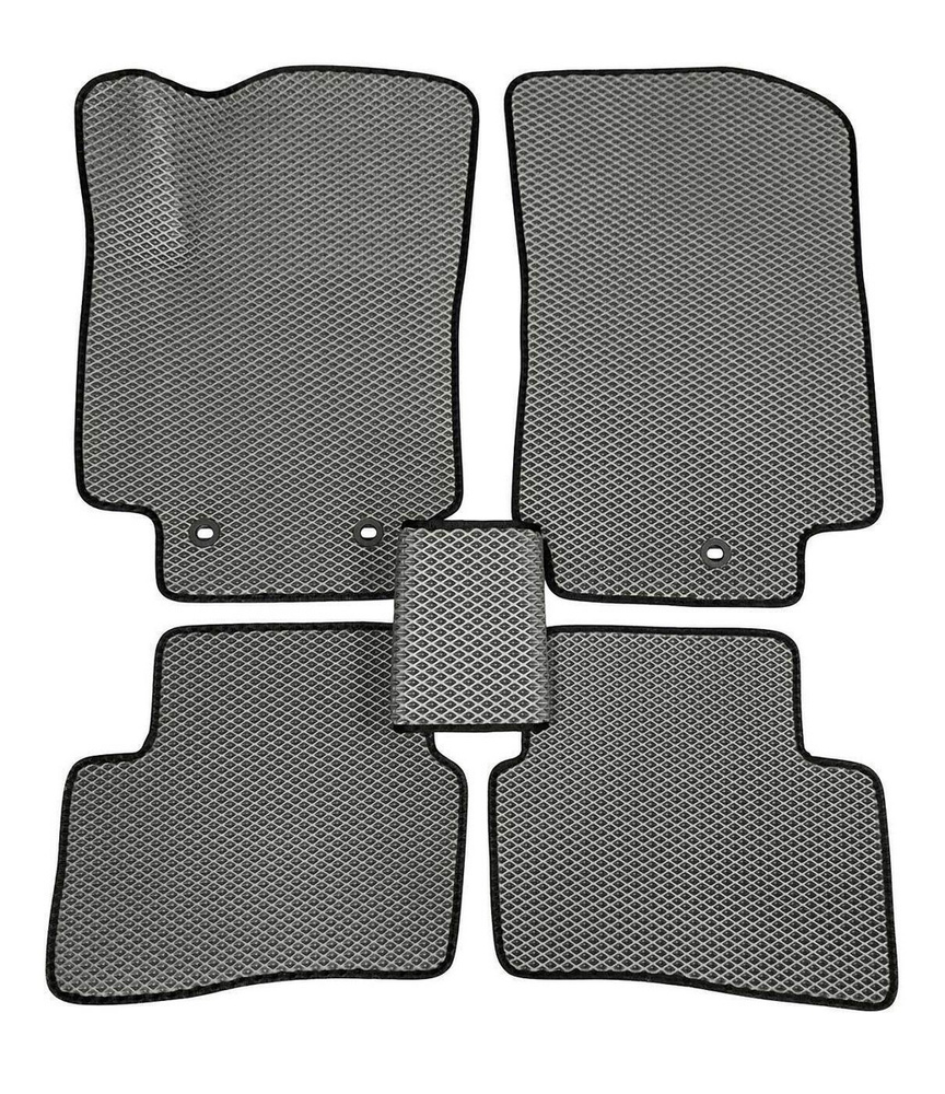 Коврики в салон автомобиля EvaTeka LADA GRANTA, цвет черный, серый - купить по выгодной цене в ...