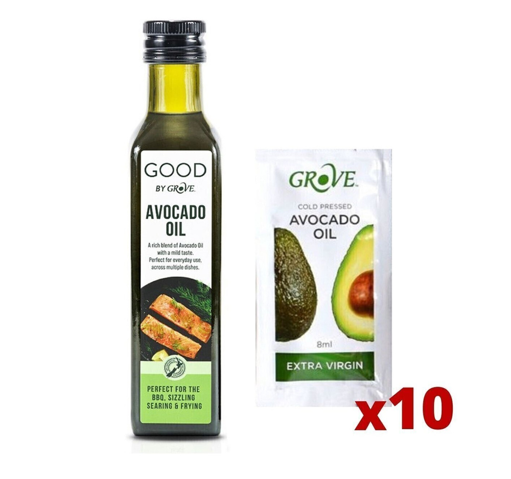 Масло авокадо Новая Зеландия Good by Grove 250 мл. и Масло авокадо ...