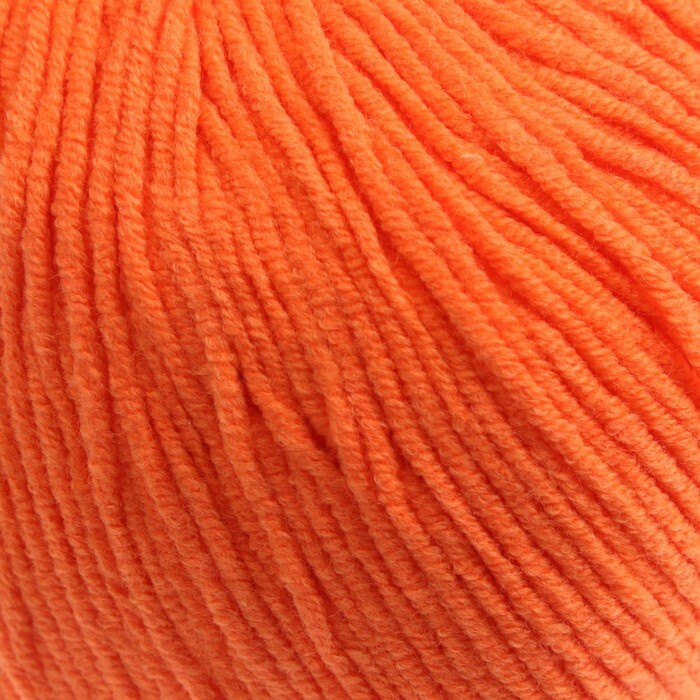 Пряжа 'Jn' 55% хлопок, 45% акрил 160м/50гр (77 оранж) - купить с ...