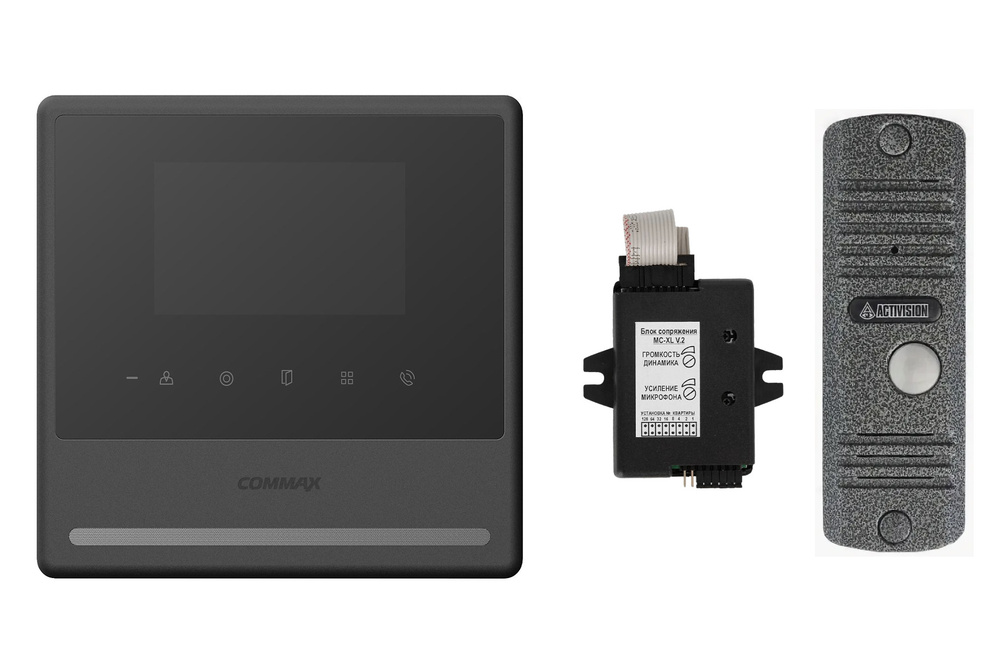 Видеодомофон Commax Комплект видеодомофона и вызывной панели CDV-43Y ...
