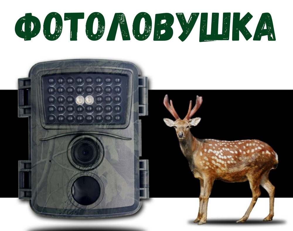 Фотоловушка для охоты NewClassic-trap / Лесная камера с датчиком ...