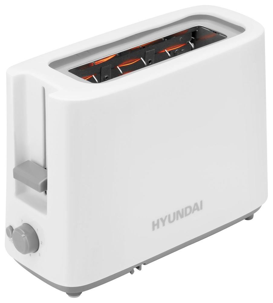 Тостер Hyundai HYT-8006, серый, белый купить по выгодной цене в ...