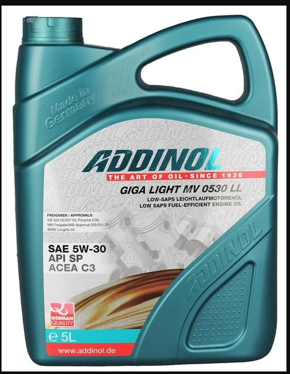 Масло моторное ADDINOL 5W-30 Синтетическое - купить в интернет-магазине ...