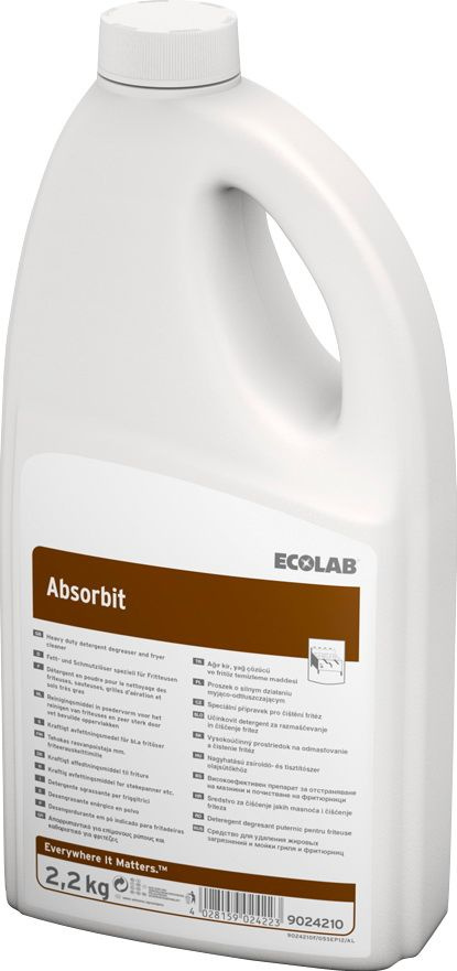 Ecolab Absorbit высокотемпературный очиститель фритюра 2,2 кг - купить ...