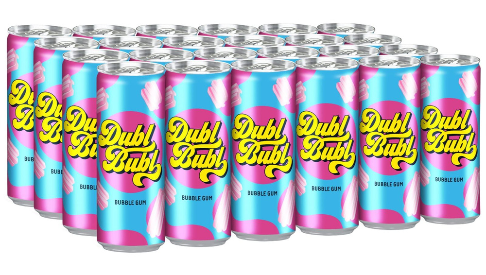 Напиток Dubl Bubl Bubble Gum, 0,33л х 24 бут - купить с доставкой по ...