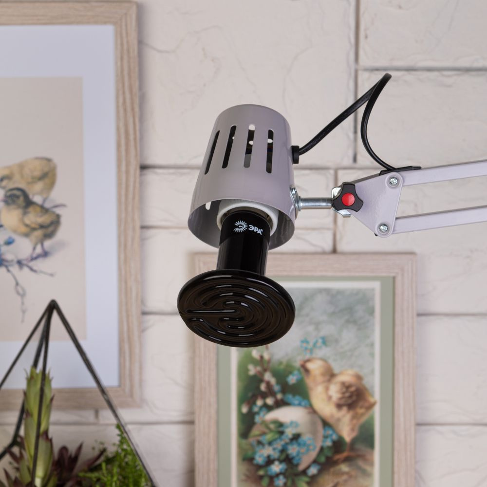 Лампочка FITO-100W-НQ ЭРА / Инфракрасная лампа обогрева для животных ...