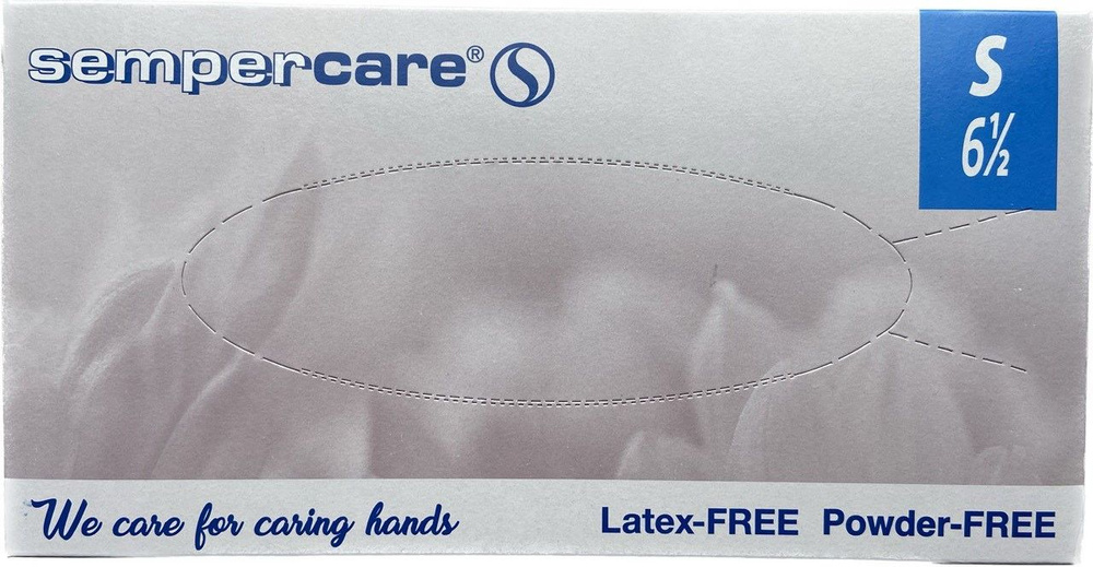 Sempercare Перчатки медицинские, 200, S, Нитрил, сиреневый - купить с ...