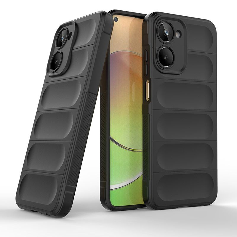 Противоударный чехол Flexible Case для Realme 10 4G (черный) - купить с ...