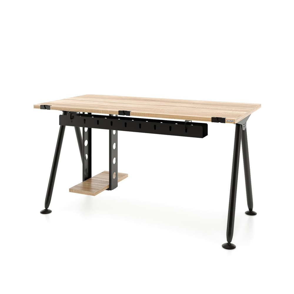Компьютерный стол ZAMM Письменный стол Тандем (Тип 4) с пропусками для ...