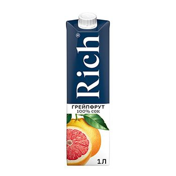 Сок Грейпфрут , Rich, 1 л, Россия 1шт - купить с доставкой по выгодным ...