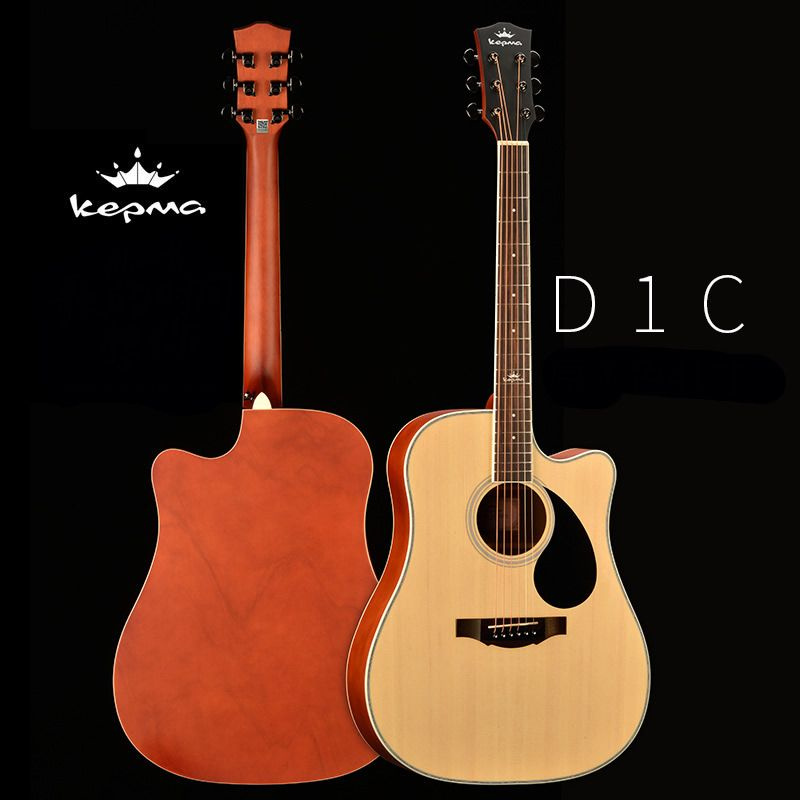 Kepma Акустическая гитара Kepma EAC/EDC A1C/D1C 6-струнная, корпус Ель ...