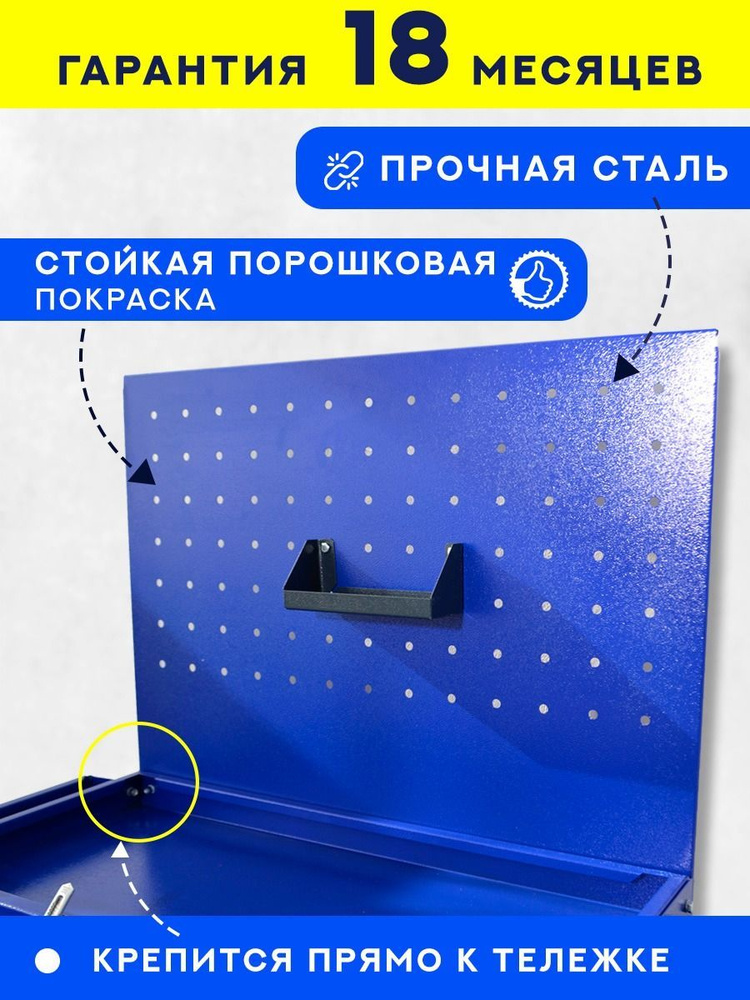 Металлическая перфорированная панель для хранения инструмента - купить ...