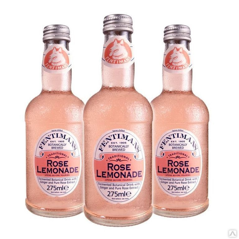 Напиток FENTIMANS Rose Lemonade / Розовый лимонад 275мл*3шт. - купить с ...