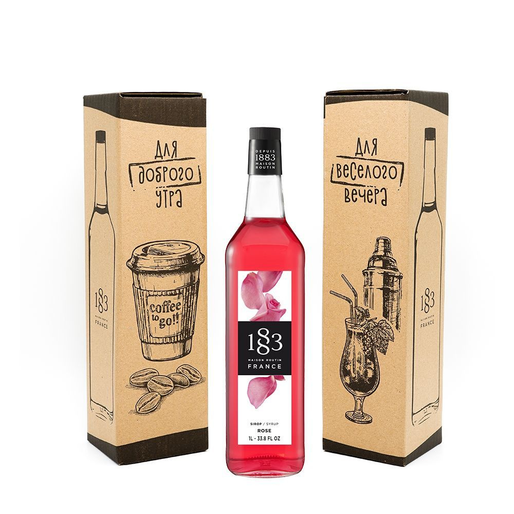 Сироп Роза 1883 Maison Routin для кофе, напитков и десертов, 1 л купить на OZON по низкой цене ...