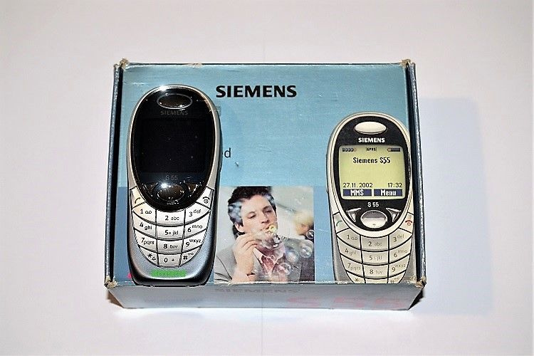 Мобильный телефон Siemens S55 Arctic Blue. Полный комплект. Германия ...