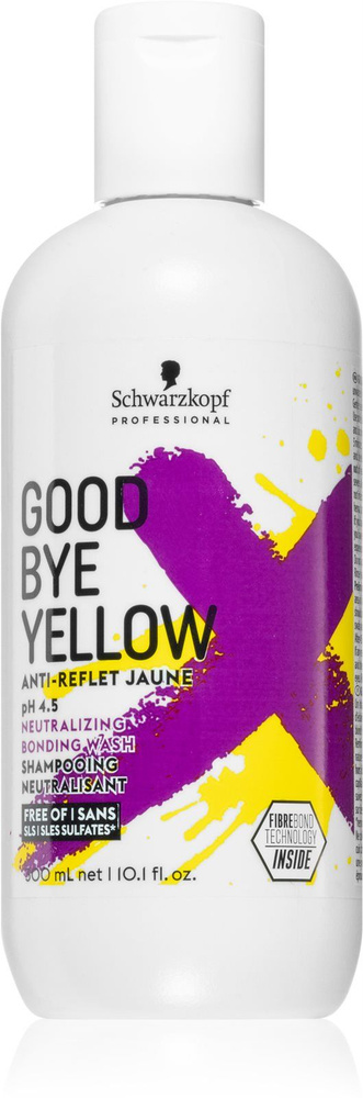Schwarzkopf Professional Goodbye Yellow - шампунь, нейтрализующий ...