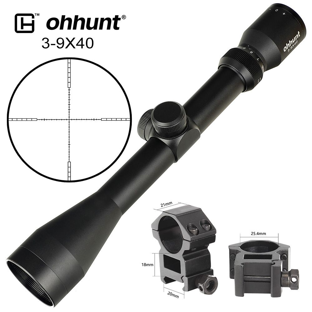 ohhunt 3-9X40 Scope Wire Rangefinder Reticle или Mil Dot Reticle Scope ...