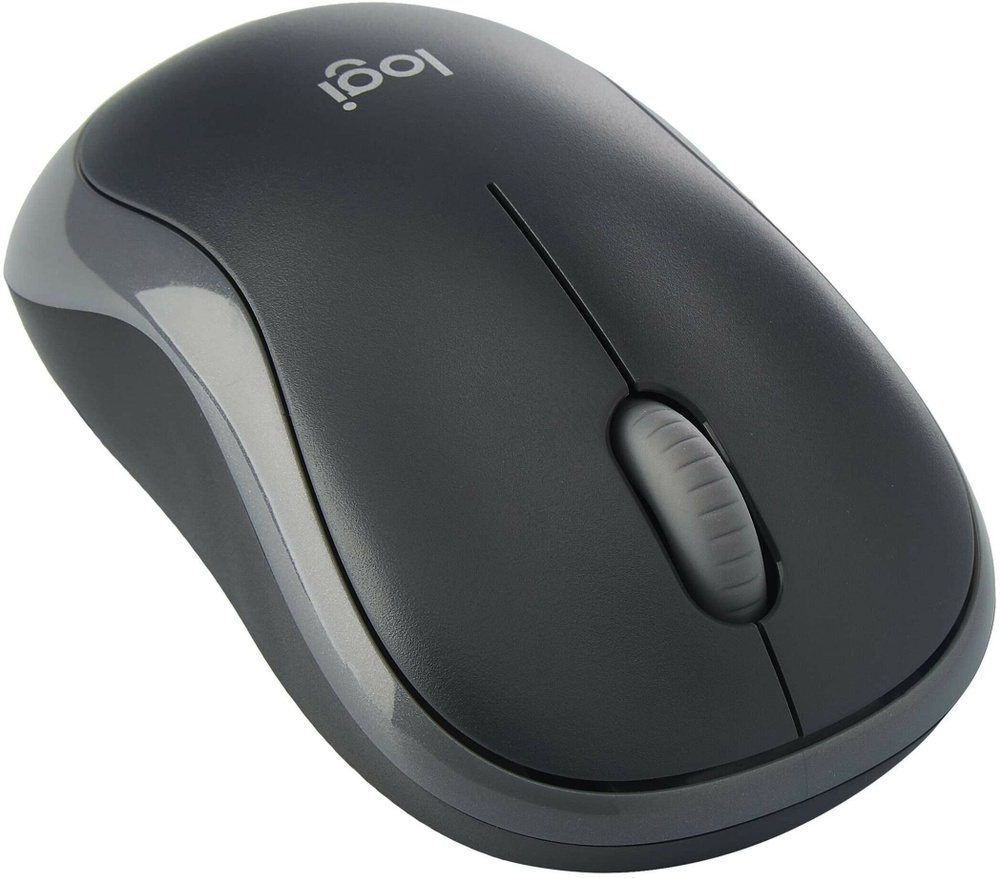 Мышь беспроводная Logitech M185 910-002239, серый - купить по выгодной ...