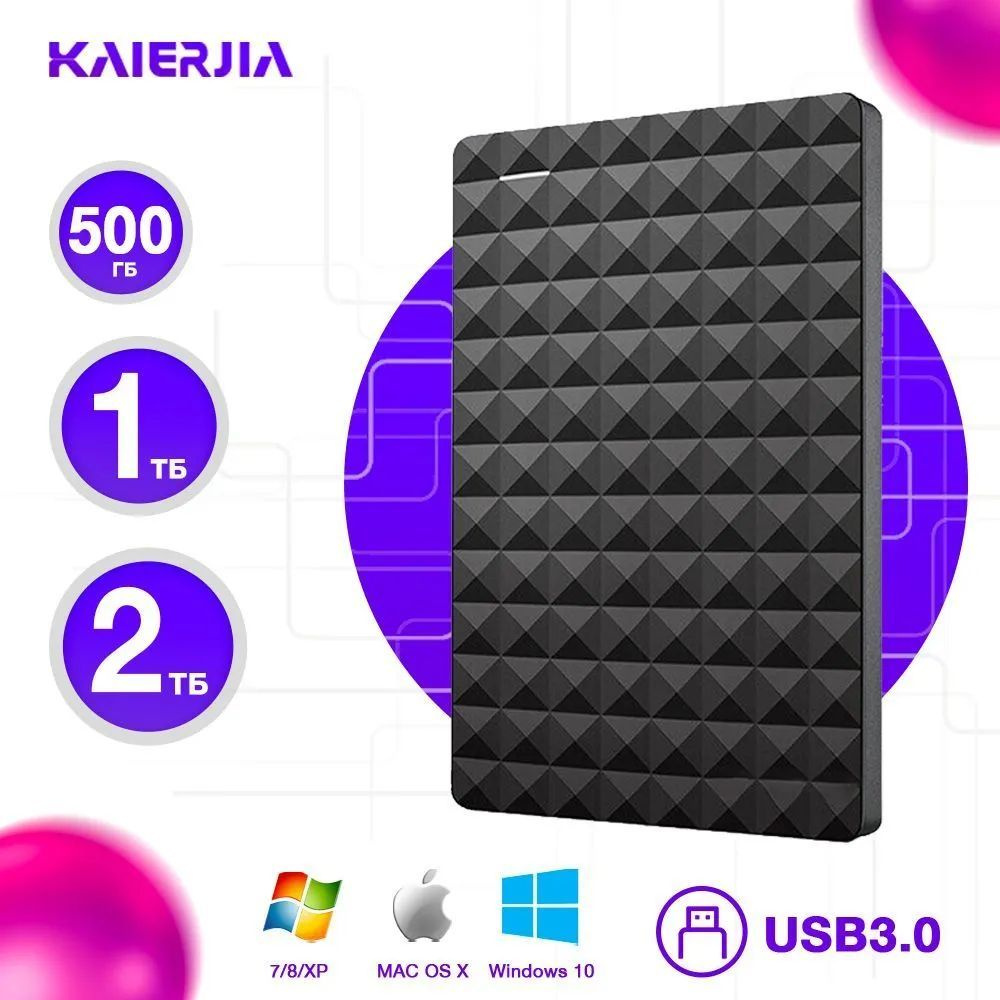 2 ТБ Внешний жесткий диск Seagate Expansion (HDD 2TB), черный - купить ...