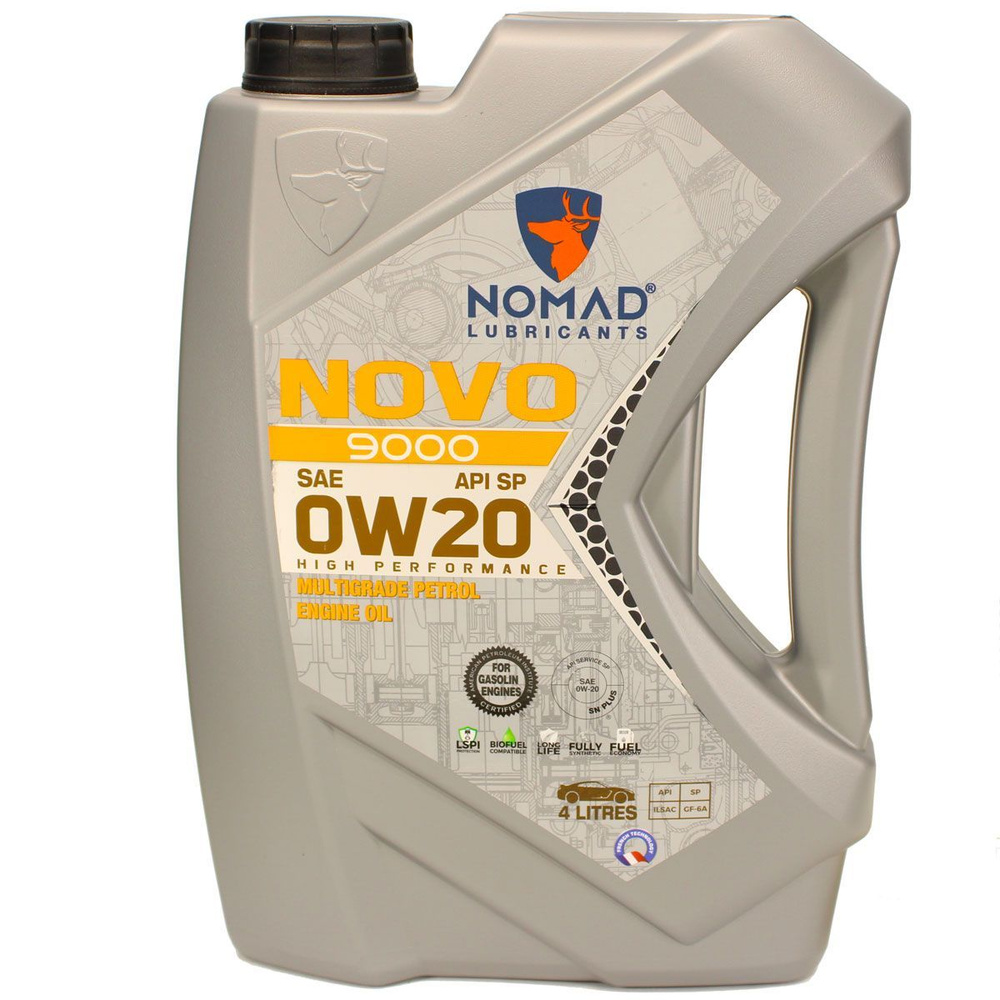 Масло моторное NOMAD Lubricants 0W-20 Синтетическое - купить в интернет ...