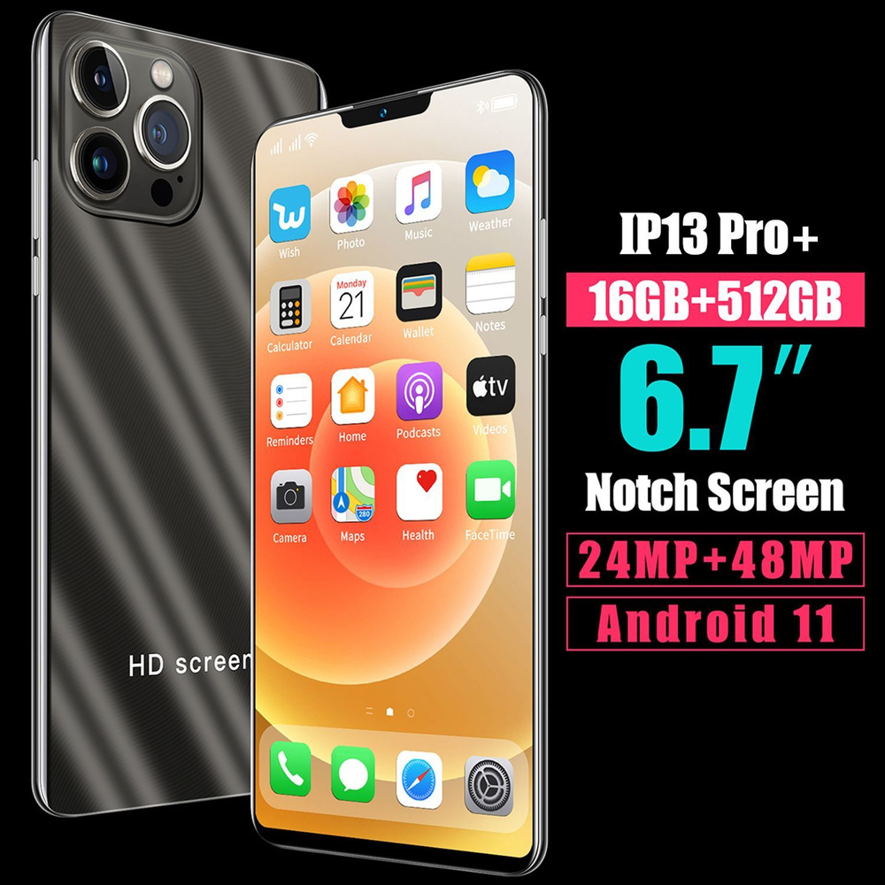 Смартфон IP13 Pro+ - купить по выгодной цене в интернет-магазине OZON ...