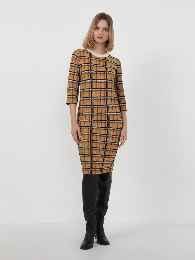 Платье женское Zara, цвет: бежевый. 1165-053-250. Размер M (44 ...