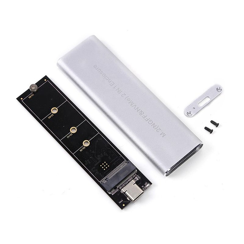 M2 Адаптер to USB Type C 3.1 совместим с M.2 NVME PCIE NGFF SSD Disk M Key HDD Box Корпус ...