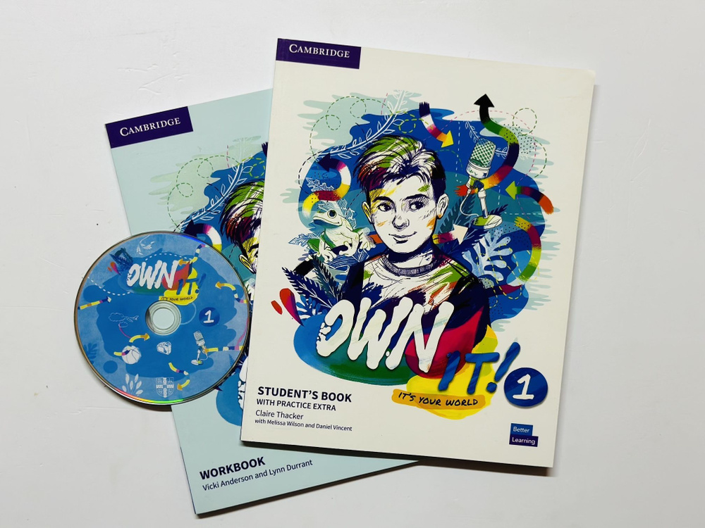 Own it 1, Student's Book, Workbook + CD ( учебник, раб.тетрадь и диск ...