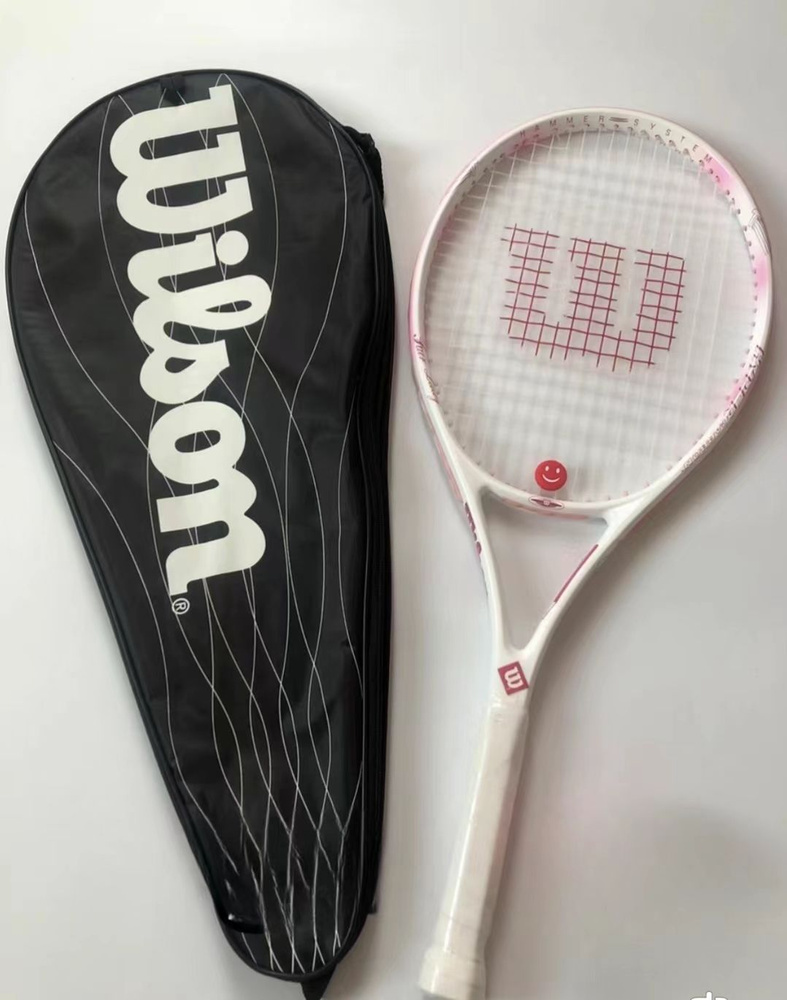 Теннисная ракетка Wilson, 50 фунтов, полностью карбоновая ракетка для ...
