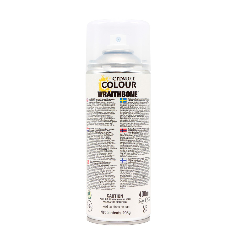 Краска для сборных моделей Citadel Wraithbone Spray - 400 мл - купить с ...