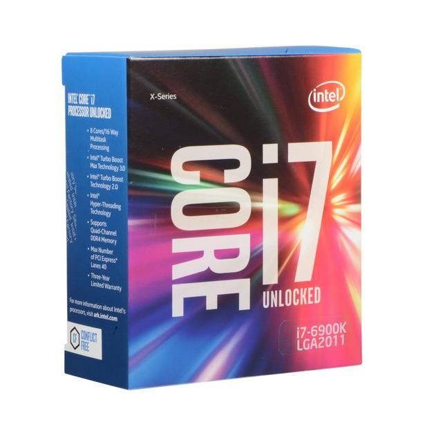 Процессор Intel I7-6900K-GZA-11-(30%) Core X-series, BOX (с кулером), 8 ...