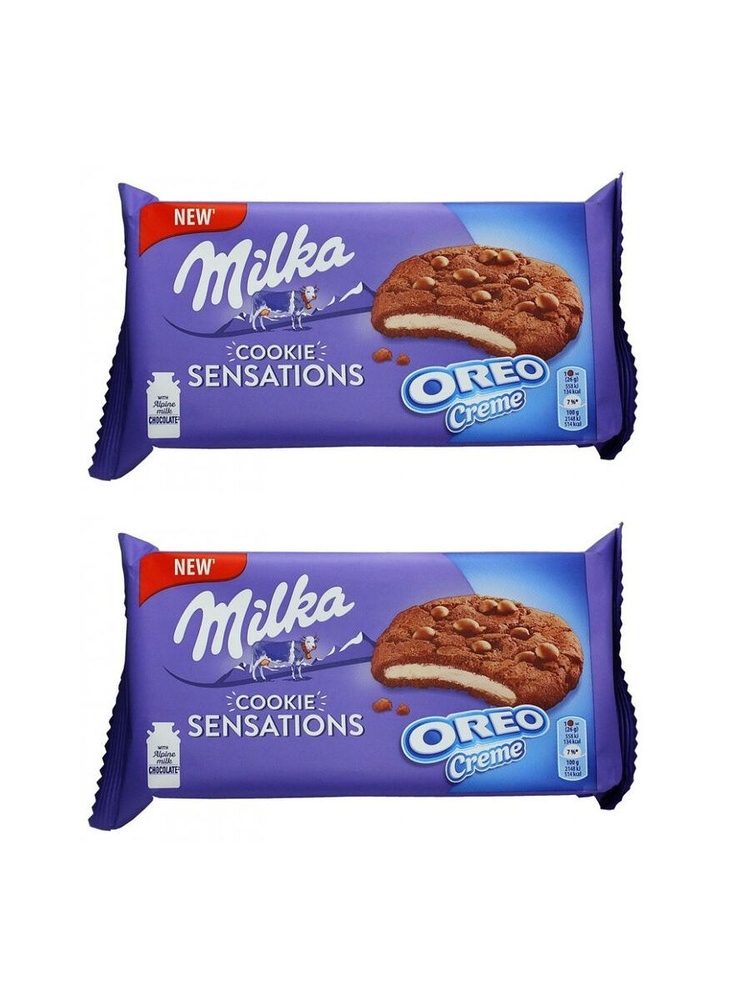 Печенье Milka Mini Sensations Oreo, 2 шт х 52 гр - купить с доставкой ...