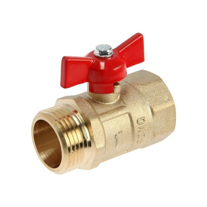 Кран шаровой "ГАЛЛОП" ПРАКТИК DN-25 131, внутренняя/наружная резьба 1 ...