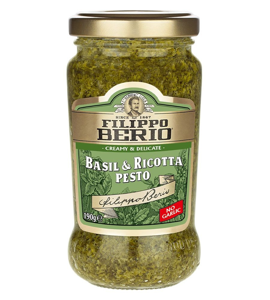 Соус Filippo Berio Песто с базиликом и рикоттой, 190 г купить на OZON ...