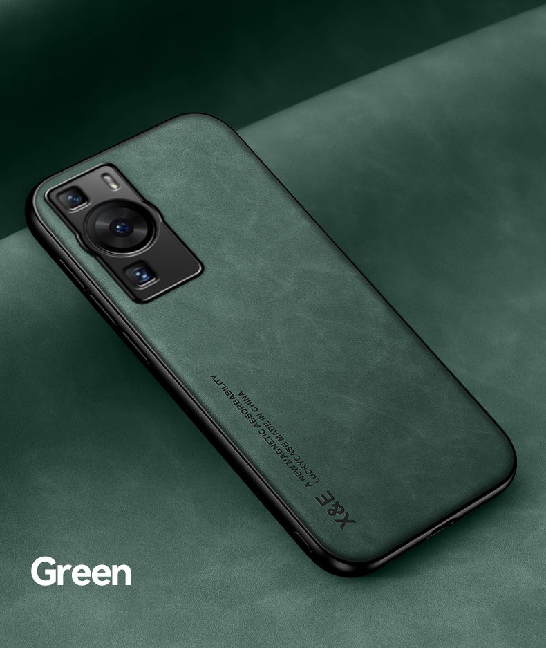 чехол для Huawei P60 /P60 Pro Магнитная оболочка гладкая кожа Чехол для ...