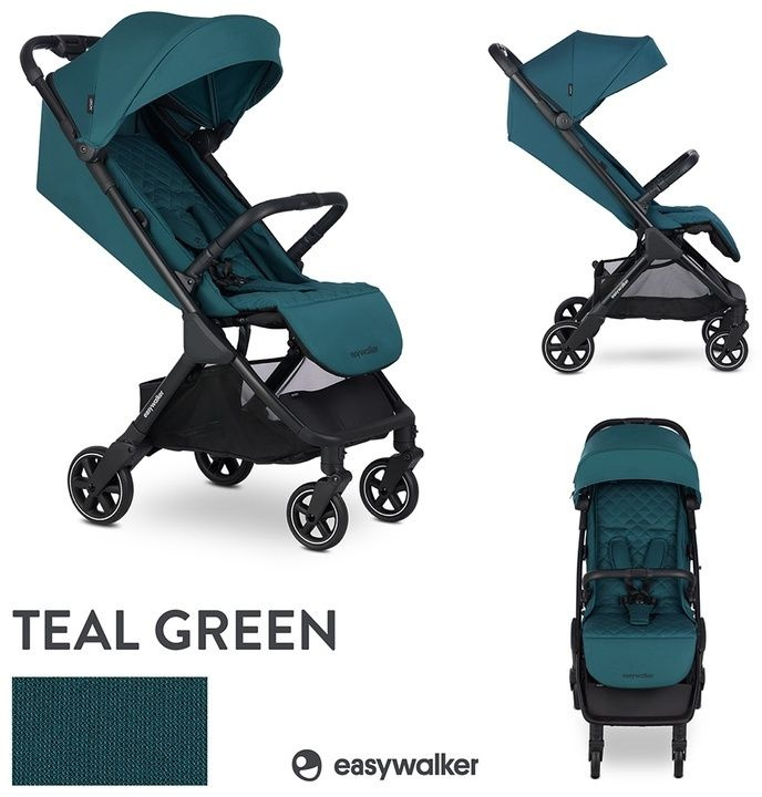 Коляска прогулочная Easywalker Jackey Teal Green, бирюзовый - купить с доставкой по выгодным ...