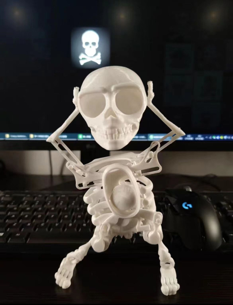 Танцующий скелет игрушка для сборки часового механизма skeleton/Gear ...
